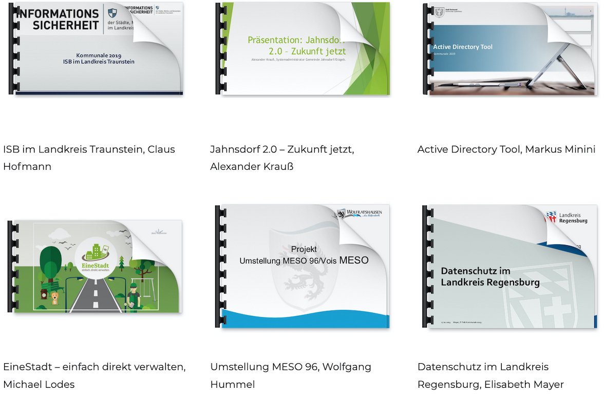 20 Jahre Kommunale: Fünf IT-Profis zeigen, wie Digi­tali­sierung zu ...